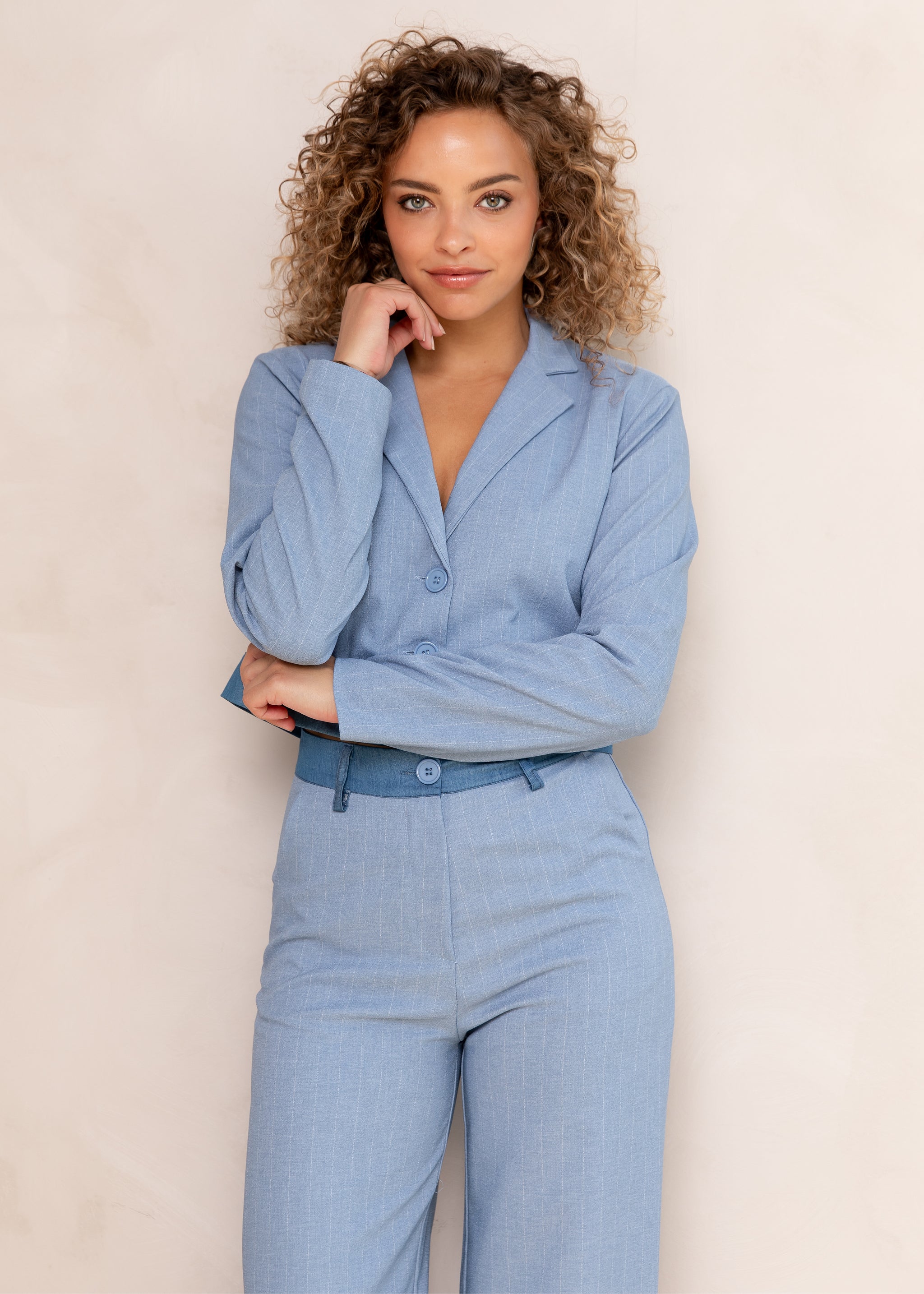 Liese Blazer Ice blue – Freebirdicons