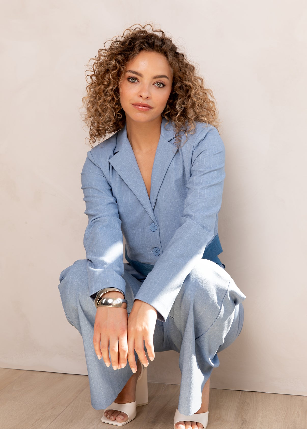 Liese Blazer Ice blue – Freebirdicons